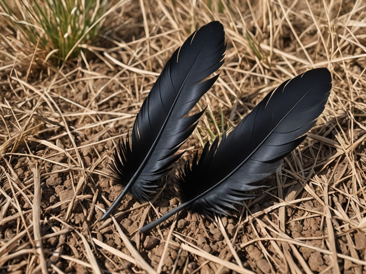 Black feather found - meaning, message and symbolism - Authentic Feathers